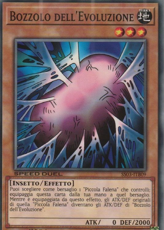 Tcg YU-GI-OH Speed Due BOZZOLO DELL' EVOLUZIONE SS03 - ITB09 (Neu ...
