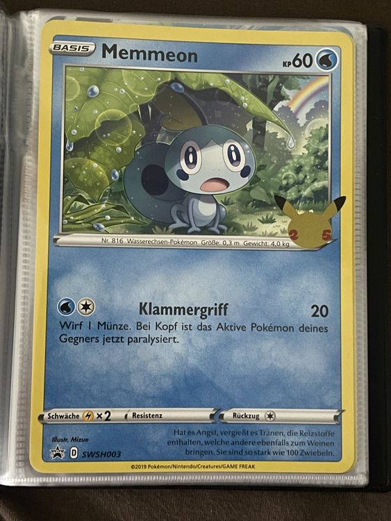 Pokemon Karte Memmeon XL - Top Zustand! Jetzt bieten! (Neu (gemäss ...