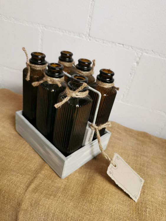 Tisch Deko Flaschen / Vasen Set kleine Harasse (Neu (gemäss Beschreibung)) in Wetzikon ZH für ...