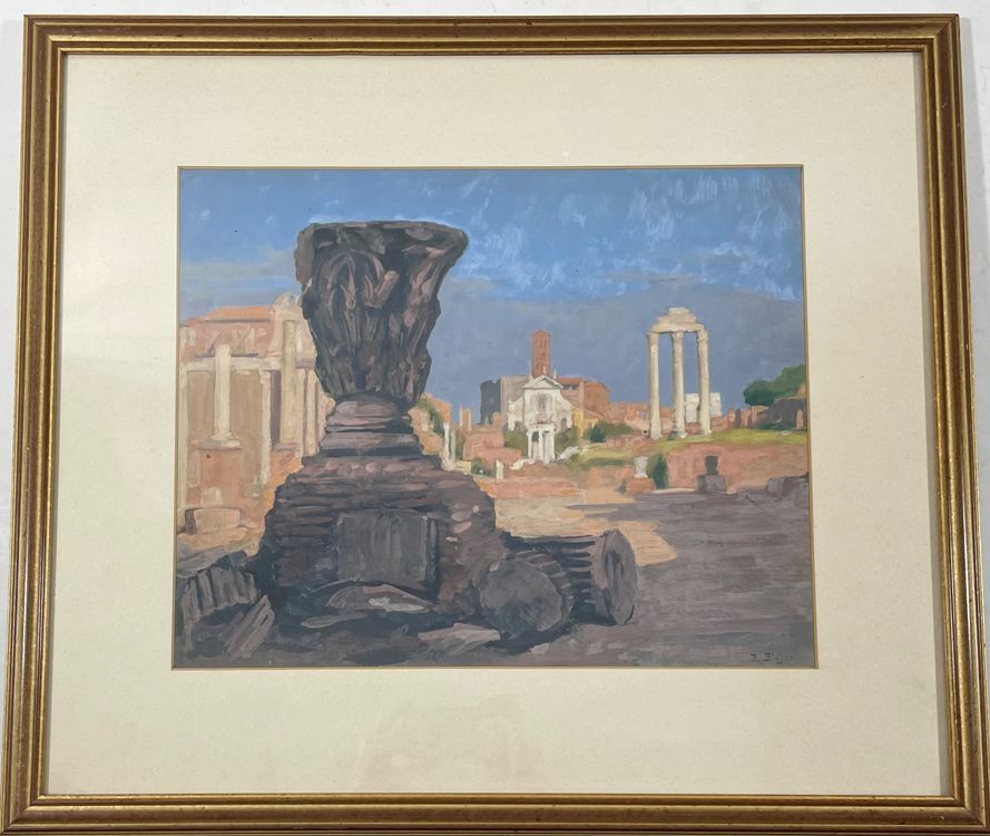 Paul Leon Bleger (1889-1981) Gouache (Gebraucht) in Root für CHF 55 ...