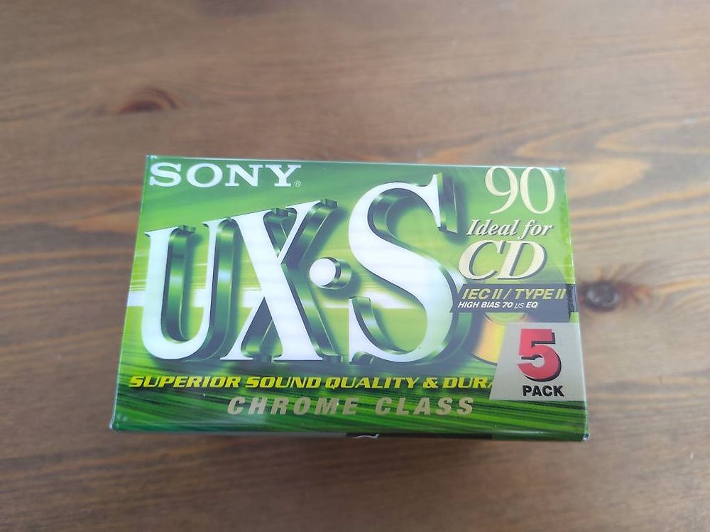 NEU: Sony UXS 90 - Chrome Class - 5er Pack (Neu und originalverpackt ...