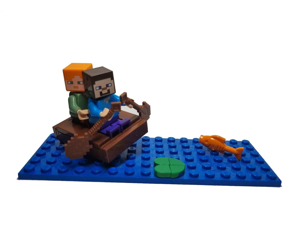LEGO Minecraft Alex + Steve Bootsfahrt | Kaufen auf Ricardo