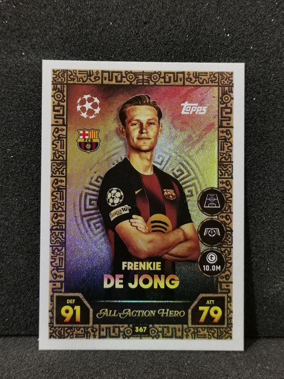 Match attax 2025/26 Frenkie De Jong All Action Hero (Gebraucht) in Einsiedeln für CHF 3 – mit ...