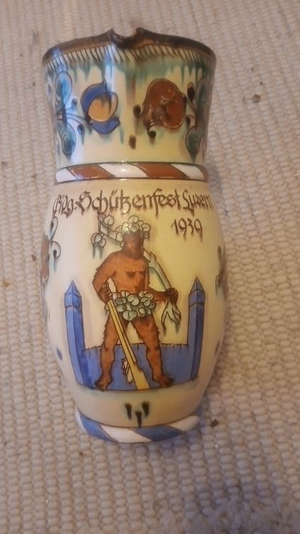 Schützenfest Luzern Keramik Krug 1939 (Gebraucht) in Belp für CHF 29 – mit Lieferung auf Ricardo ...