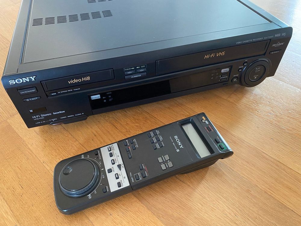 Sony SLV-T2000 Video Cassette Recorder (Video 8, Hi8, VHS) (Gebraucht ...