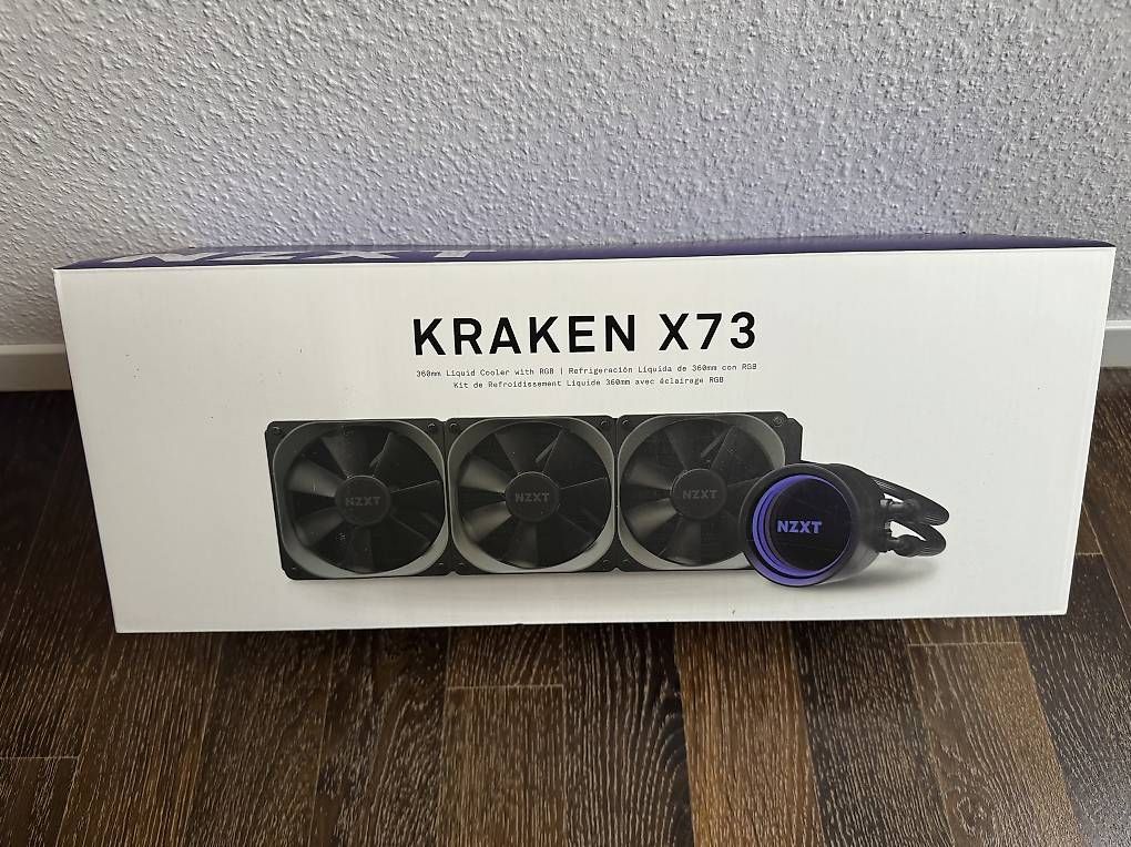 NZXT Kraken AIO Wasserkühlung X73 - 360er BeQuiet Lüfter (Gebraucht) in ...