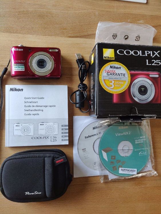 Kamera Nikon L25, 10 MP, 5-fach Zoom (Gebraucht) in Muolen für CHF 25 ...