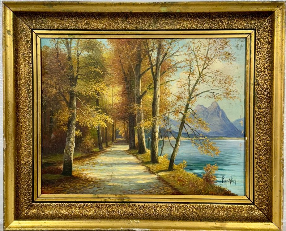 Josef Reichlin (1845-1910) Landschaft Gemälde (D'occasion) à Root pour ...