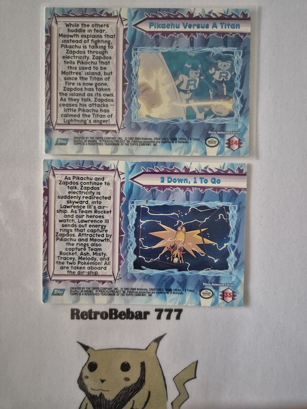 Zapdos vintage Pokémon Topps 2000🔥 (Gebraucht) in Ursy für CHF 22 – mit ...