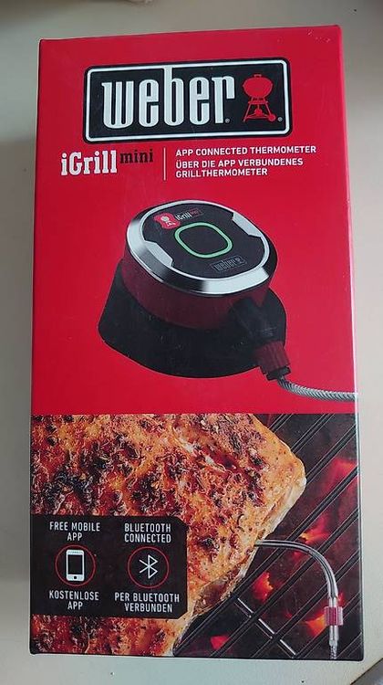Weber iGrill mini Grill Fleisch Thermometer (Neu (gemäss Beschreibung ...