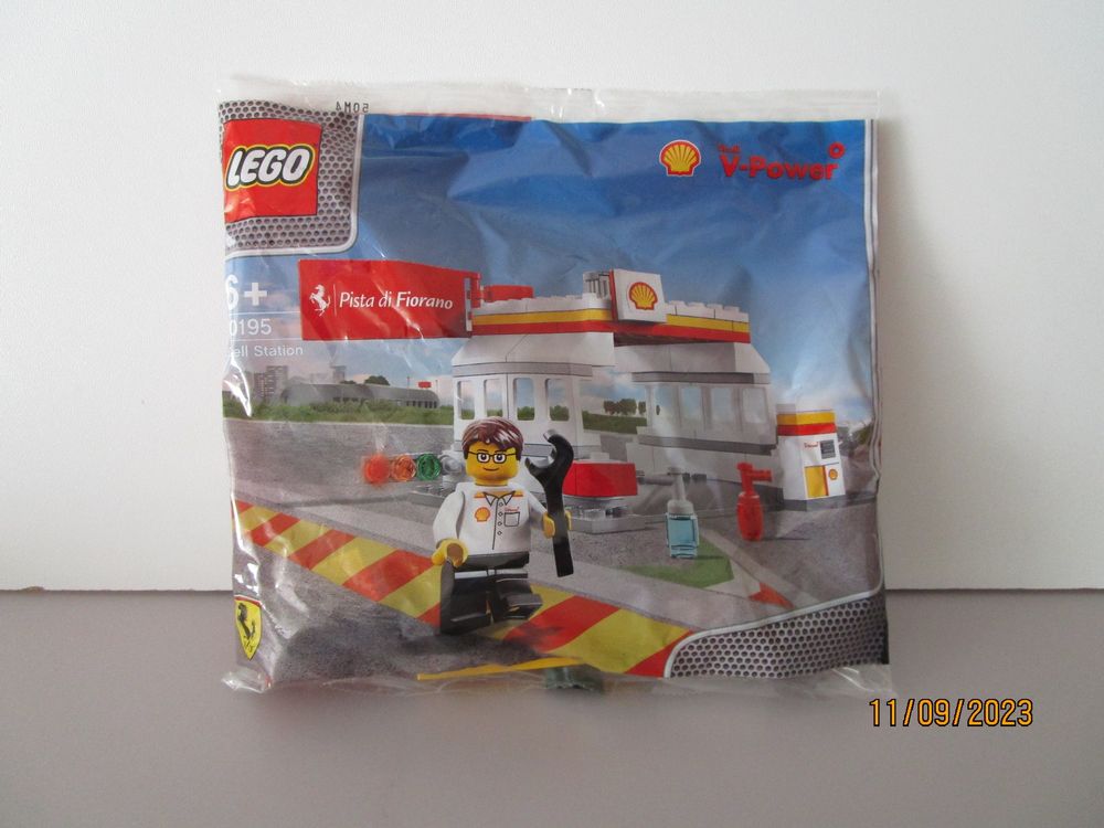 LEGO FERRARI SHELL STATION PISTA DI FIORANO POLYBAG - 40195 (Neu und ...