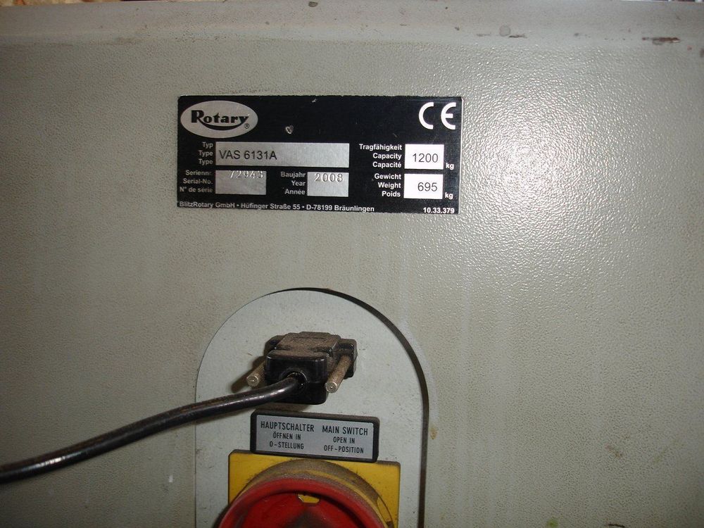 Motoren Hebebühne VAS6131A (Gebraucht) in für CHF 2600 – nur Abholung ...