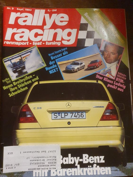 Rallye Racing 9 93 Toyota Supra Honda Nsx C 36 Amg Spider Xa Kaufen