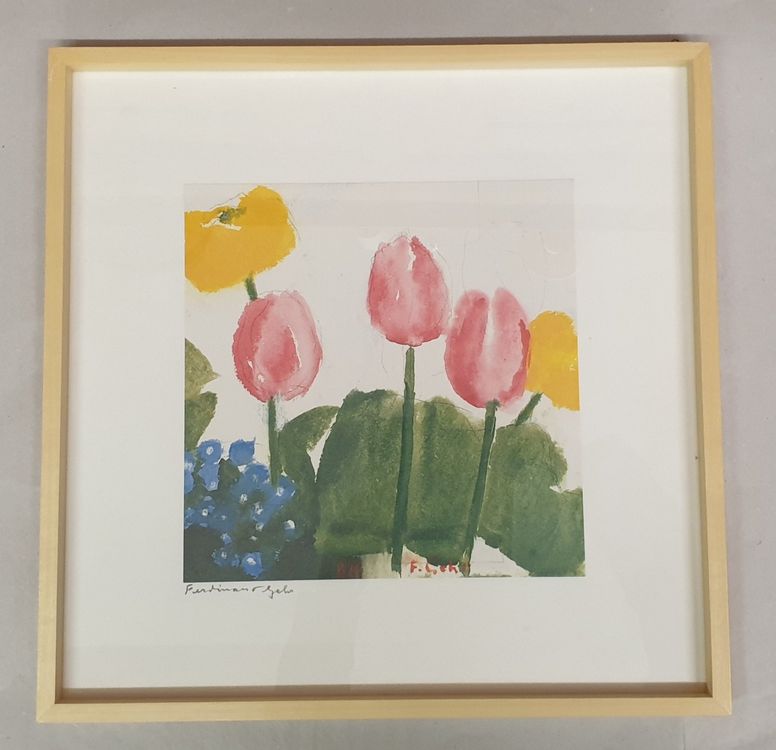 Ferdinand Gehr Kunstdruck handsigniert Tulpen (Gebraucht) in Emmen für ...