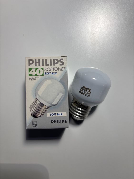 Philips Softone 40 Watt Soft Blue Glühbirne, Neu! (Neu und originalverpackt) in Kirchleerau für ...