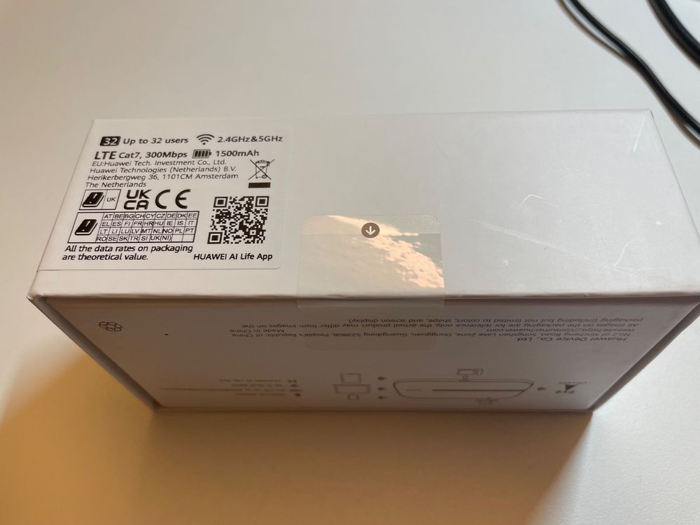 NEU Huawei 4G+ Mobile WiFi 3 (E5783 - 230a) (Neu und originalverpackt ...