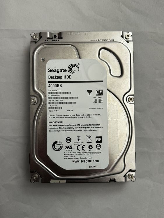 Seagate Desktop HDD 4TB (Gebraucht) in schöftland für CHF 21 – mit Lieferung auf Ricardo kaufen