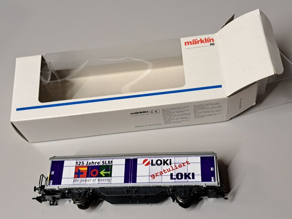 besonderer Märklin GW " 125 Jahre SLM Loki gratuliert Loki " | Kaufen ...