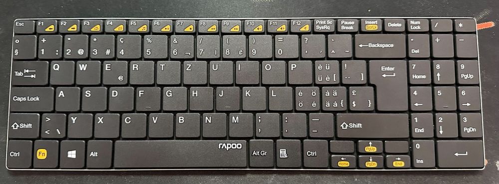 Rapoo Wireless Ultra-slim Keyboard E9070 | Kaufen auf Ricardo