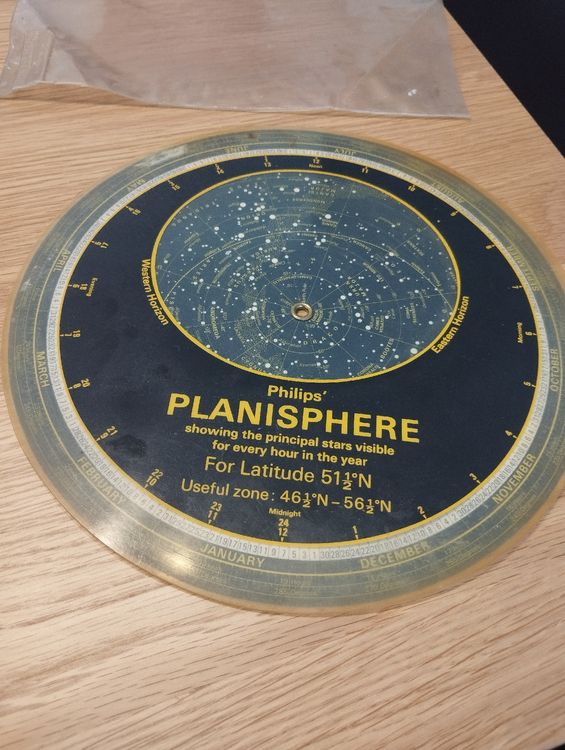 Vintage 1972 Philips Planisphere Stars & Constellation (Gebraucht) in ...