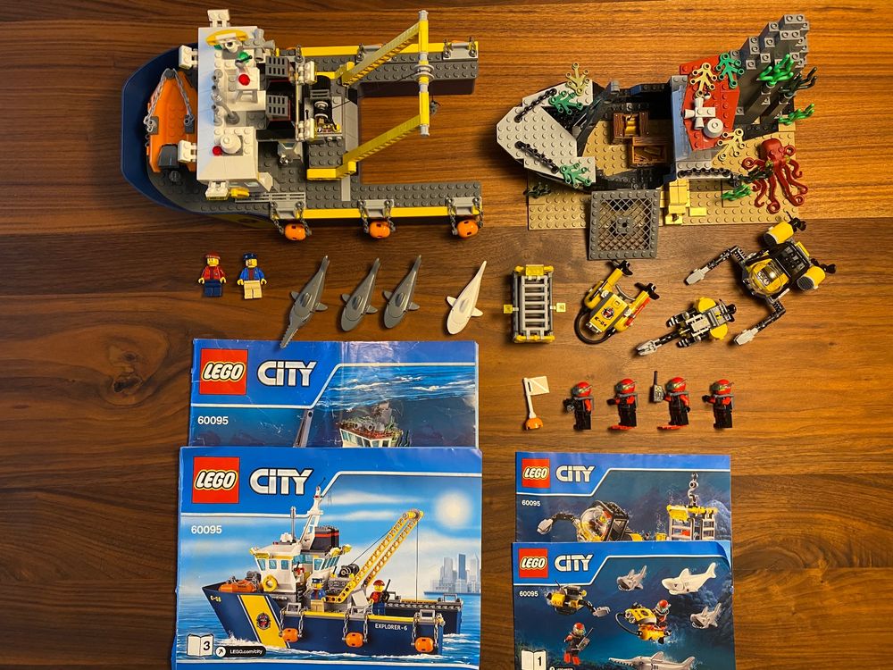 LEGO City Tiefsee-Expeditionsschiff 60095 (Gebraucht) in Meilen für CHF 85 – mit Lieferung auf ...