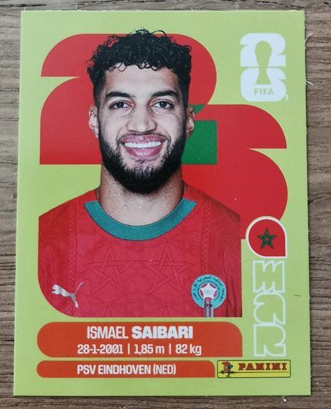 Ismael Saibari MAR 15 Panini FIFA World Cup 2026 ⚽🏆 (Neu (gemäss ...