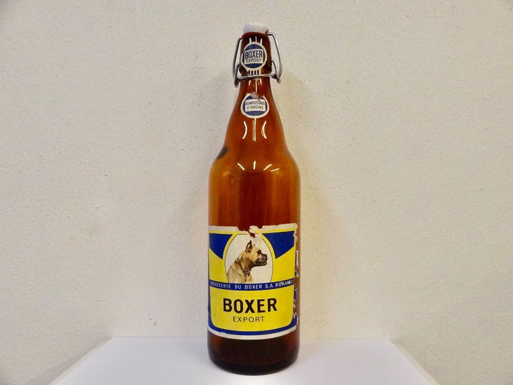 Bierflasche BRAUEREI BRASSERIE DU BOXER EXPORT ROMANEL 1961 (Gebraucht ...