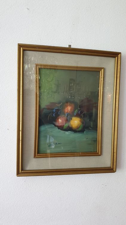 Gemälde Stilleben Öl auf Leinwand Sig. | Kaufen auf Ricardo