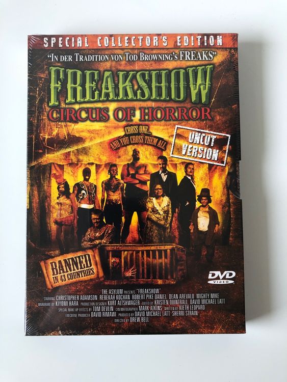 Freakshow - Circus Of Horror (2007) - Uncut DVD NEU & OVP (Neu und originalverpackt) in Bern für ...