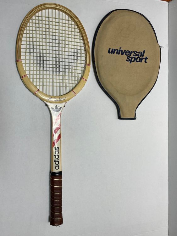 Vintage 70s Adidas Wood Tennis Racket Ellie Nastase (Gebraucht) in ...