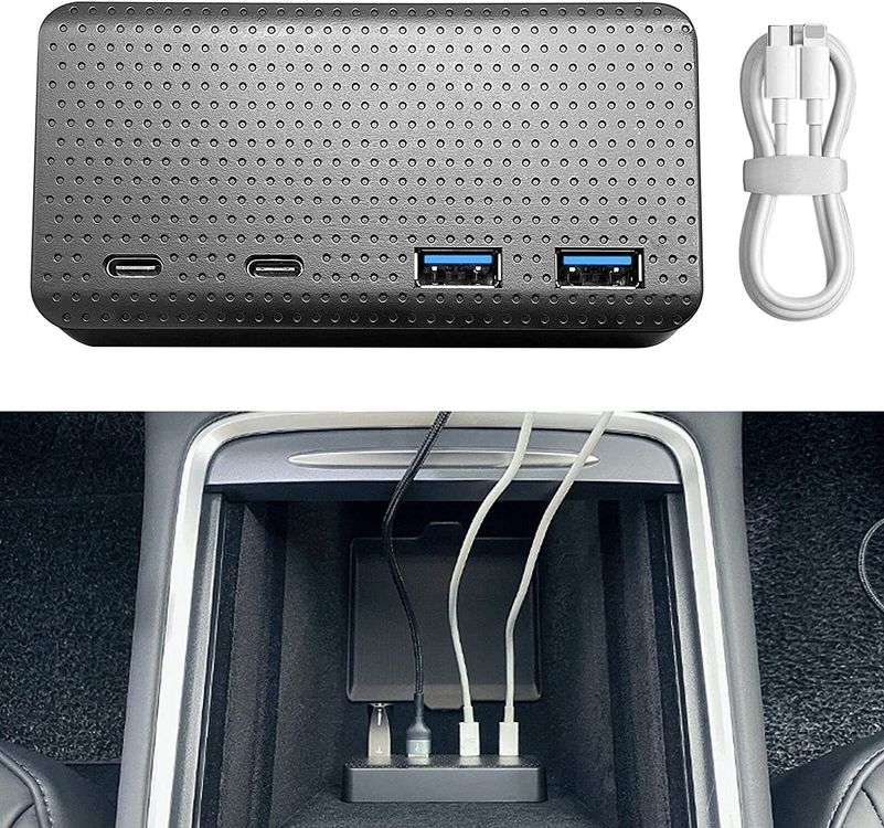 USB Hub Splitter Tesla Model 3 202- & Model Y | Kaufen auf Ricardo