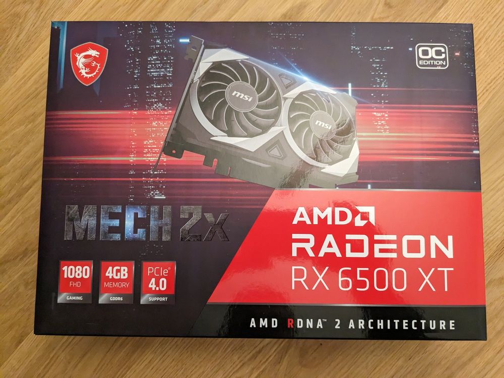 MSI Radeon RX 6500 XT Mech 2X 4G OC | Kaufen auf Ricardo