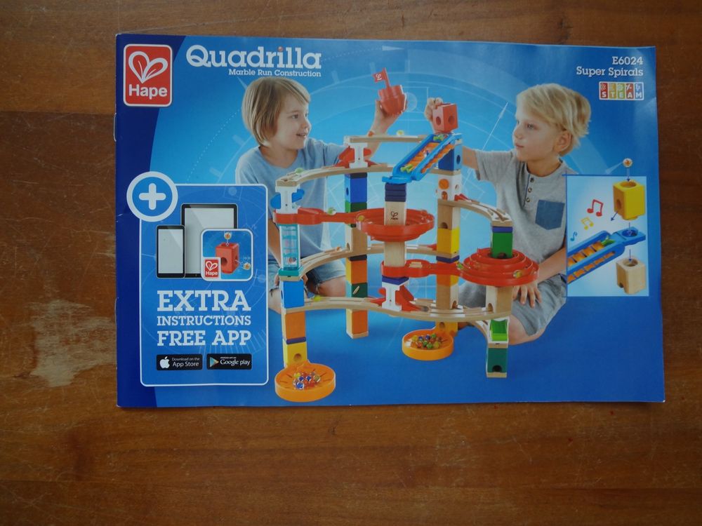 Hape Quadrilla Kugelbahn E6024 Super Spirals (Gebraucht) in Rafz für CHF 47 – mit Lieferung auf ...