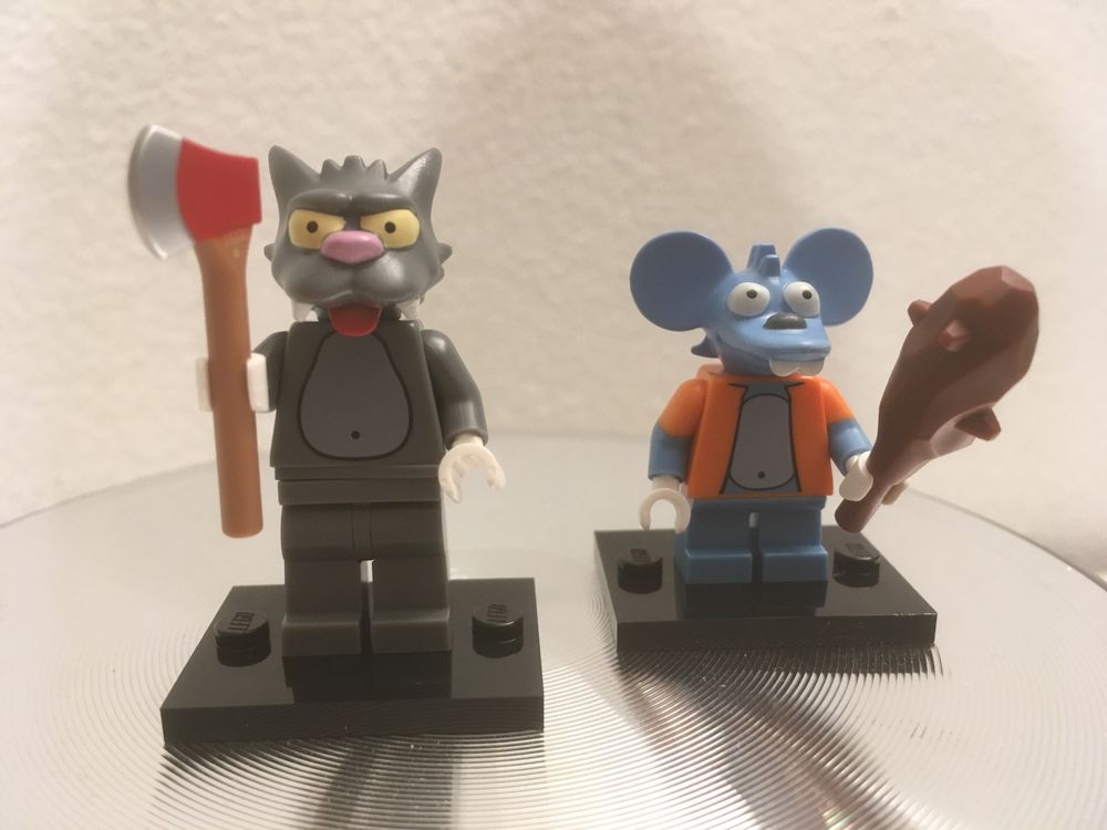 Lego the Simpsons Series Minifiguren Itchy & Scratchy (Gebraucht) in ...