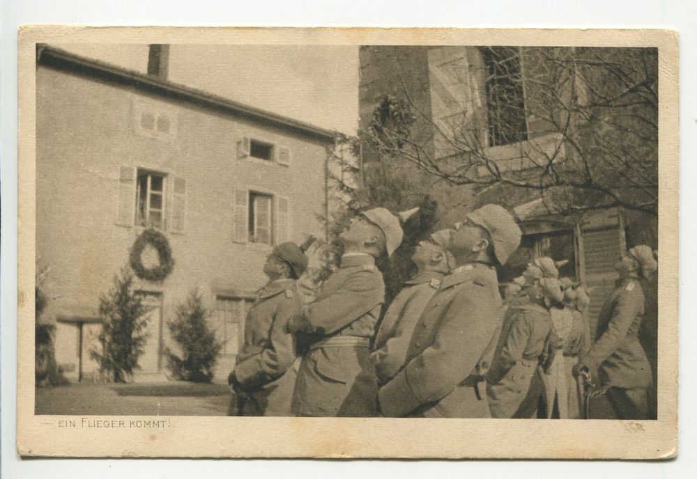 AK DR 1917 Weltkrieg Feldpost oooh *Ein Flieger Kommt* (Gebraucht) in Zug für CHF 4 – mit ...