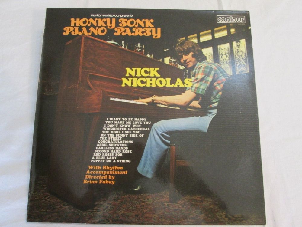 Vinyle 33T Nick Nicholas - Honky Tonk Piano Party 1971 (D'occasion) à ...