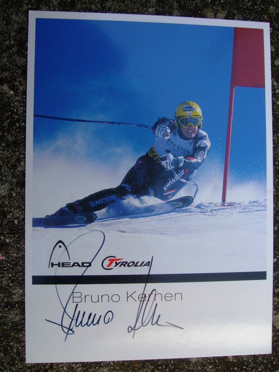 BRUNO KERNEN II (CH) AUTOGRAMMKARTE TOP (Gebraucht) in Schachen b ...