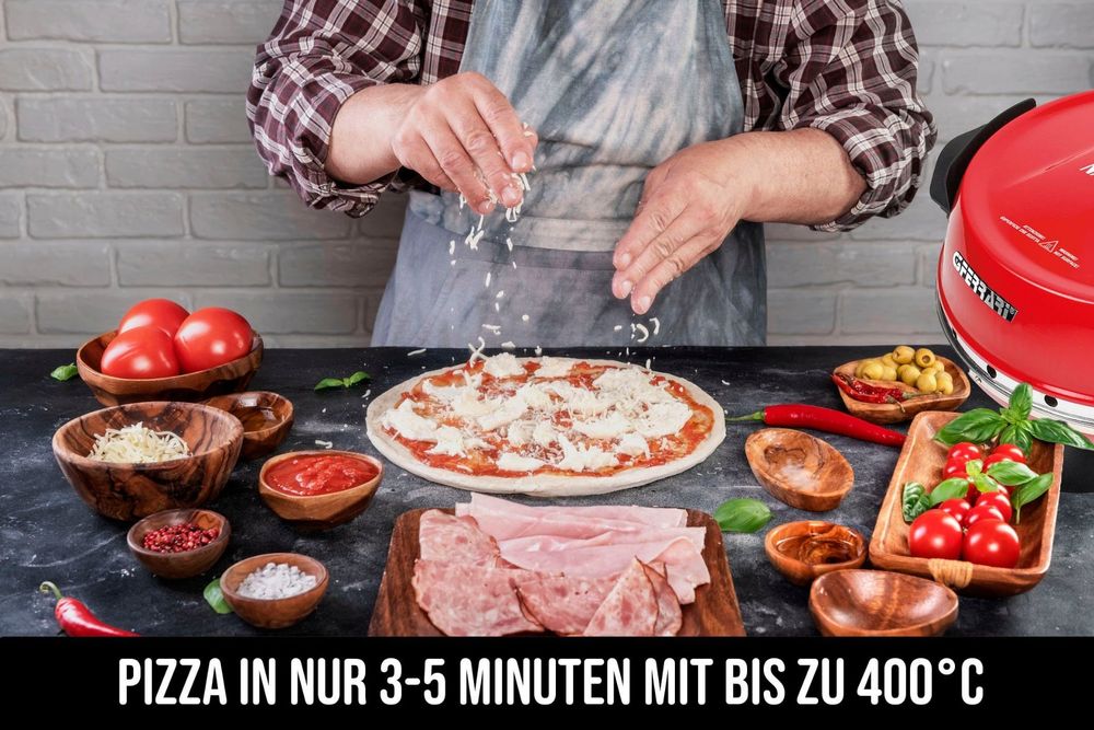 Pizzaofen Napoletana G1003202, sch bis 400 Grad, 2-ten Stein (Neu ...