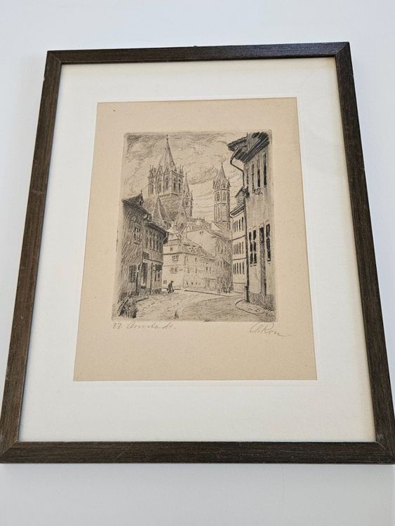 Radierung Arthur Rose 87. Arnstadt (Gebraucht) in Grüningen für CHF 11. ...