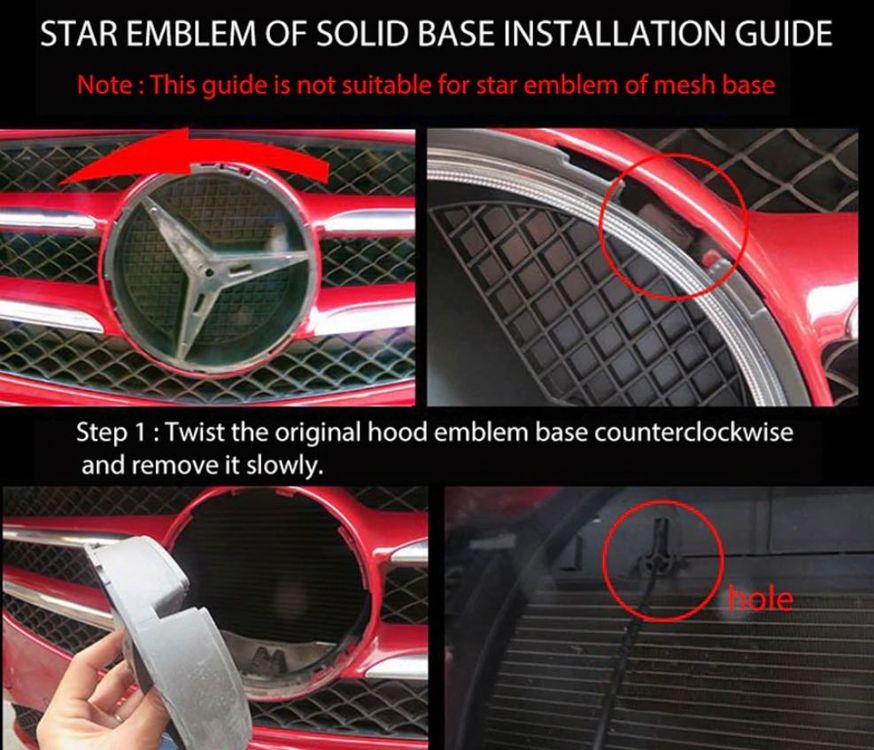 Benz Kühlergrill Stern Logo Emblem Abzei W212 E200L (Neu und originalverpackt) in Unterägeri für ...