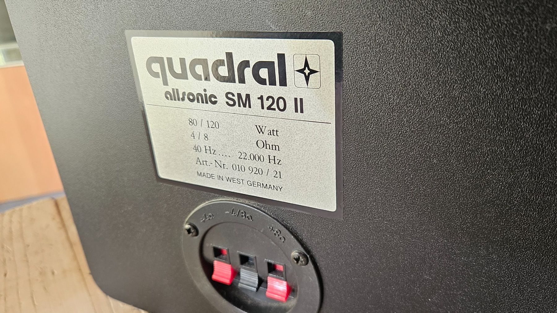 2 Quadral-Boxen Allsonic SM 120 II 514 (Gebraucht) in Schachen b ...