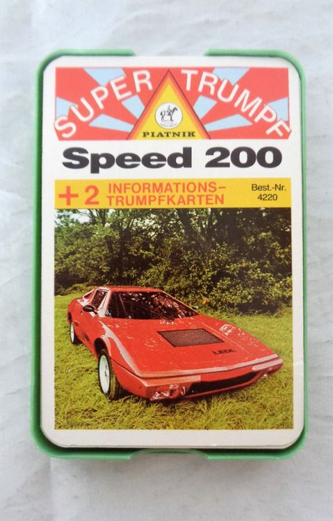 Auto Quartett - Speed 200 / 32 Karten / Piatnik ab Fr. 10.- | Kaufen ...