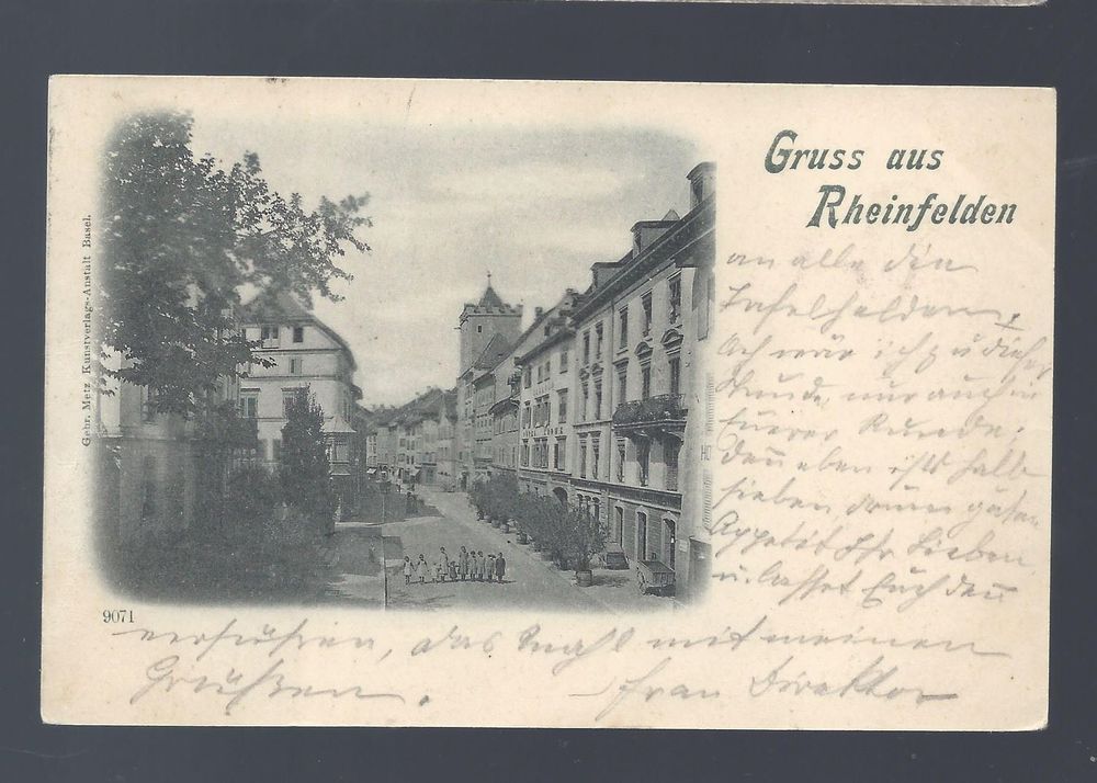 Gruss aus RHEINFELDEN (AG) 1898 | Kaufen auf Ricardo