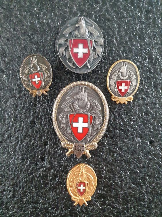 SAC / CAS Schweizer Alpenclub Pin Medaillen Auszeichnungen (Gebraucht) in Ostermundigen für CHF ...