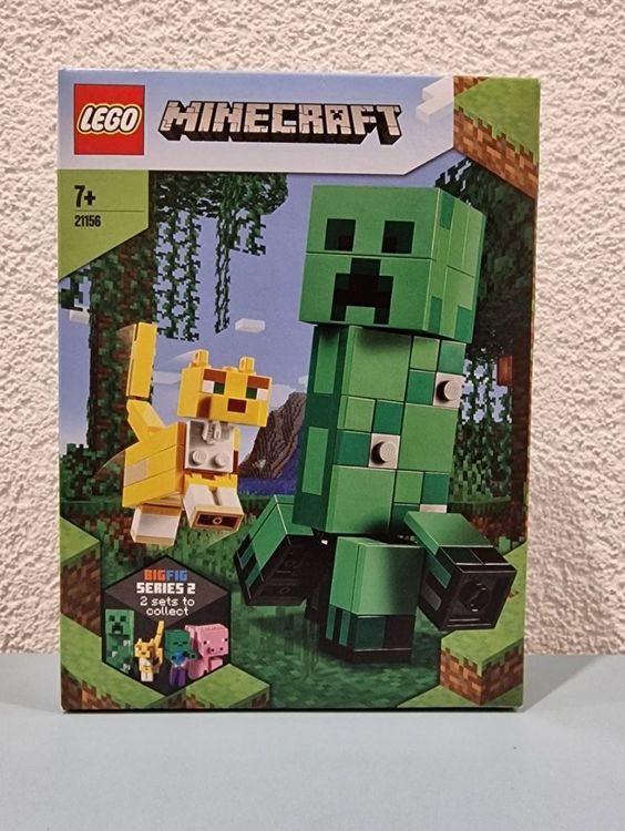 Lego 21156 Minecraft BigFig Creeper and Ocelot (Neuf avec emballage d ...