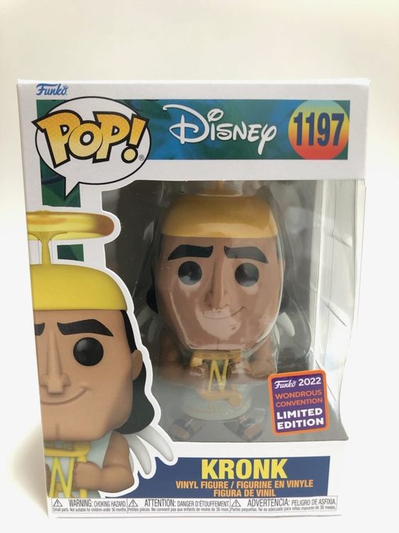 Funko POP! Disney Kuzco, l'Empereur Mégalo Kronk as Angel (Neu und ...
