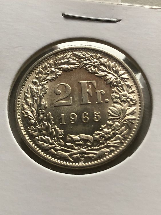2 Fr. 1965 unz. | Kaufen auf Ricardo