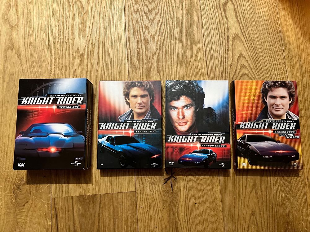 Knight Rider DVD Staffel 1 - 4 David Hasselhoff (Gebraucht) in Ruggell ...
