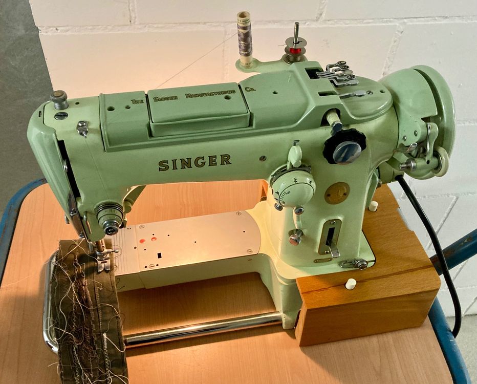 SINGER Nähmaschine 320 k 2 in Holzboxe Solide Ausführung | Kaufen auf ...
