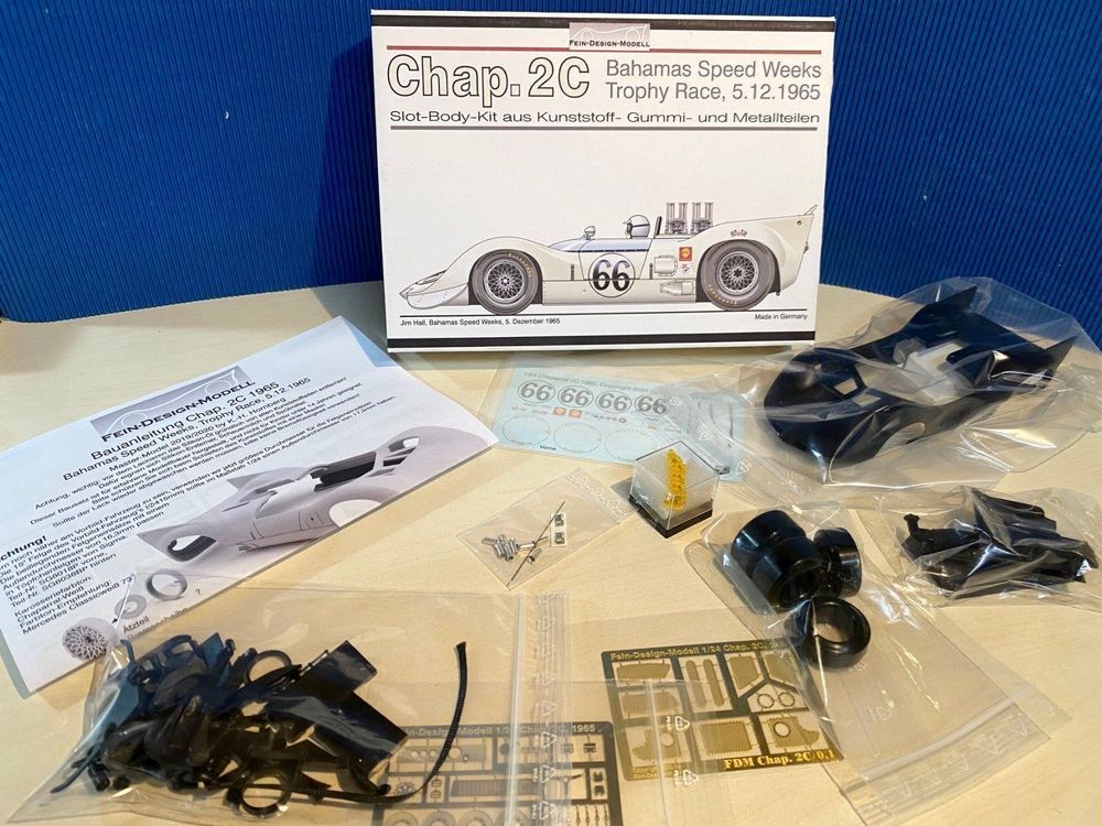 CHAPARRAL 2C Bahamas - FEIN DESIGN KIT 1:24 Slotcar Bausatz (Neu ...